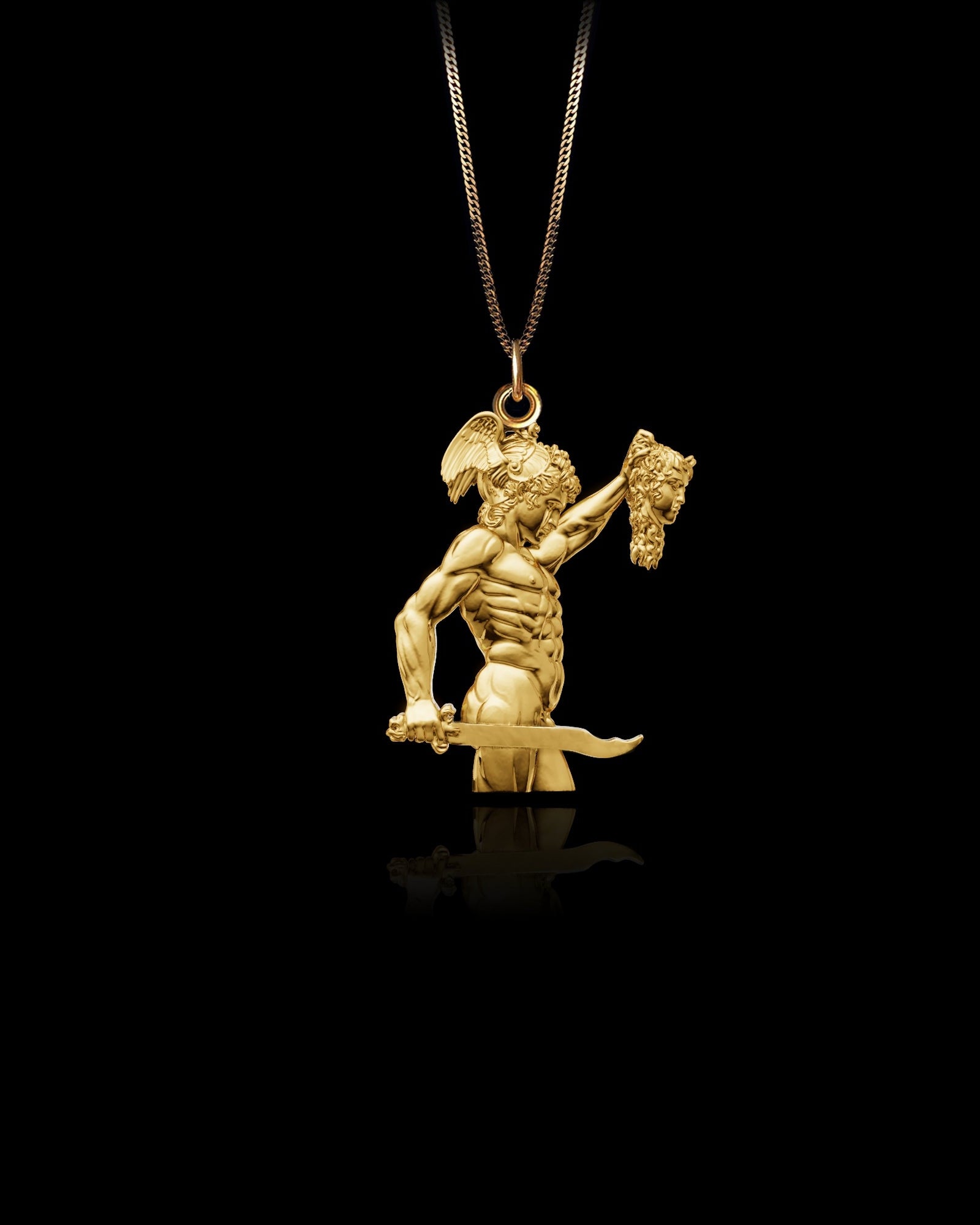 Gold Perseus Pendants 14K, 18K Solid Gold | Made in USA– Johnny saint