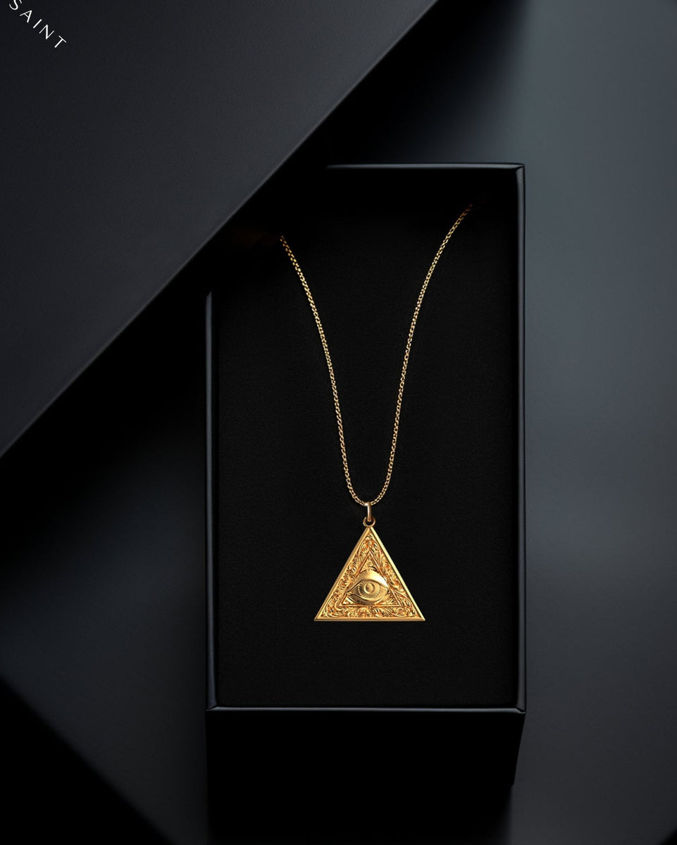 Gold Illuminati Pendants 14K, 18K Solid Gold | Made in USA– Johnny saint